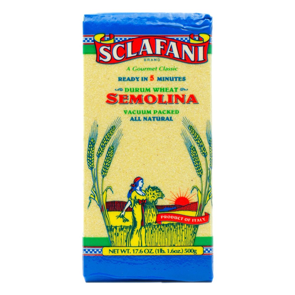 Amazon.com : Durum Wheat Semolina Twelve Vacuum Packed Pouches 17.6 Oz ...