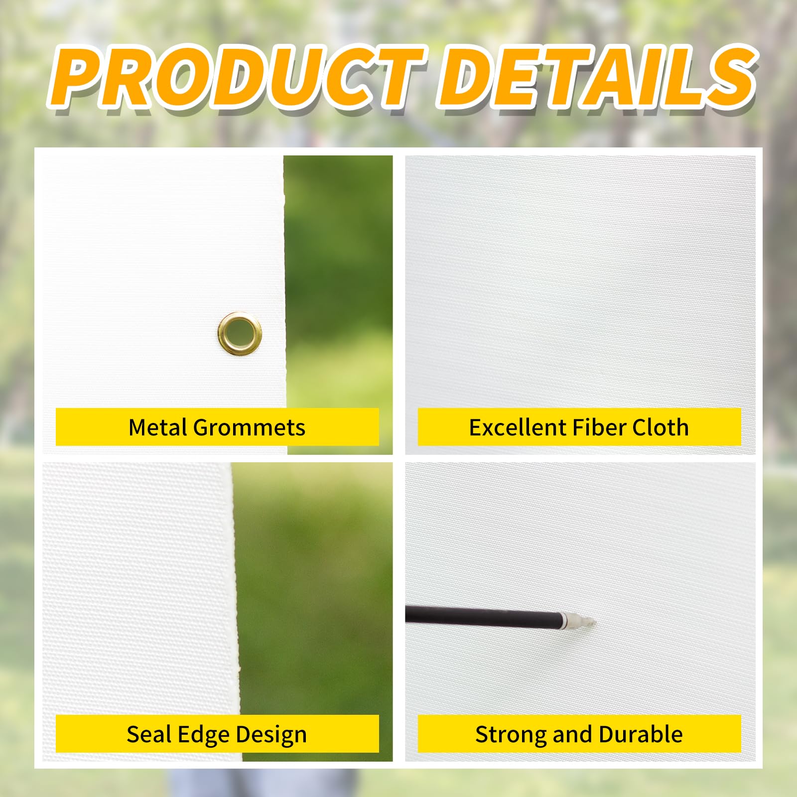 Snapklik.com : SPG 2mm Archery Backstop, Archery Backstop Netting For ...