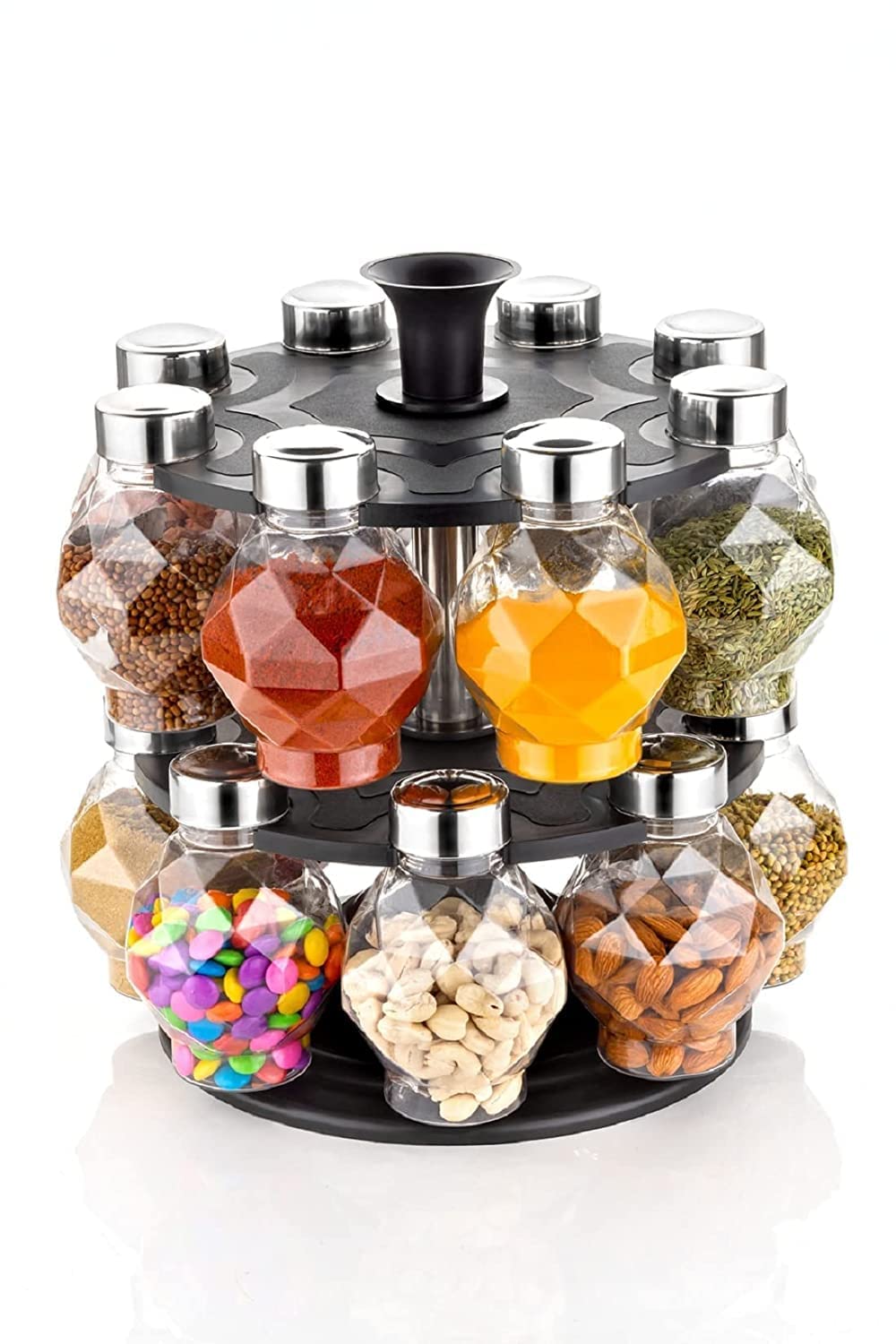 Buy LE TAUCI Multipurpose Plastic Big Revolving Spice Rack/Masala Rack ...