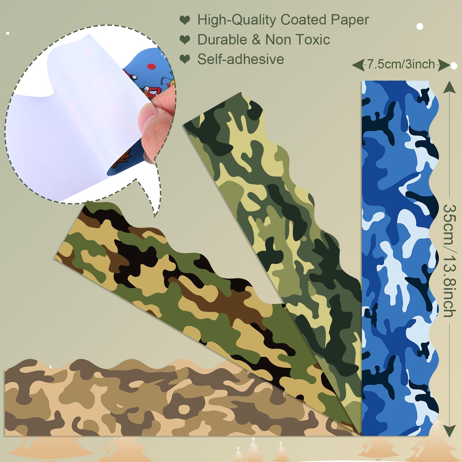 Bordure De Page Camouflage