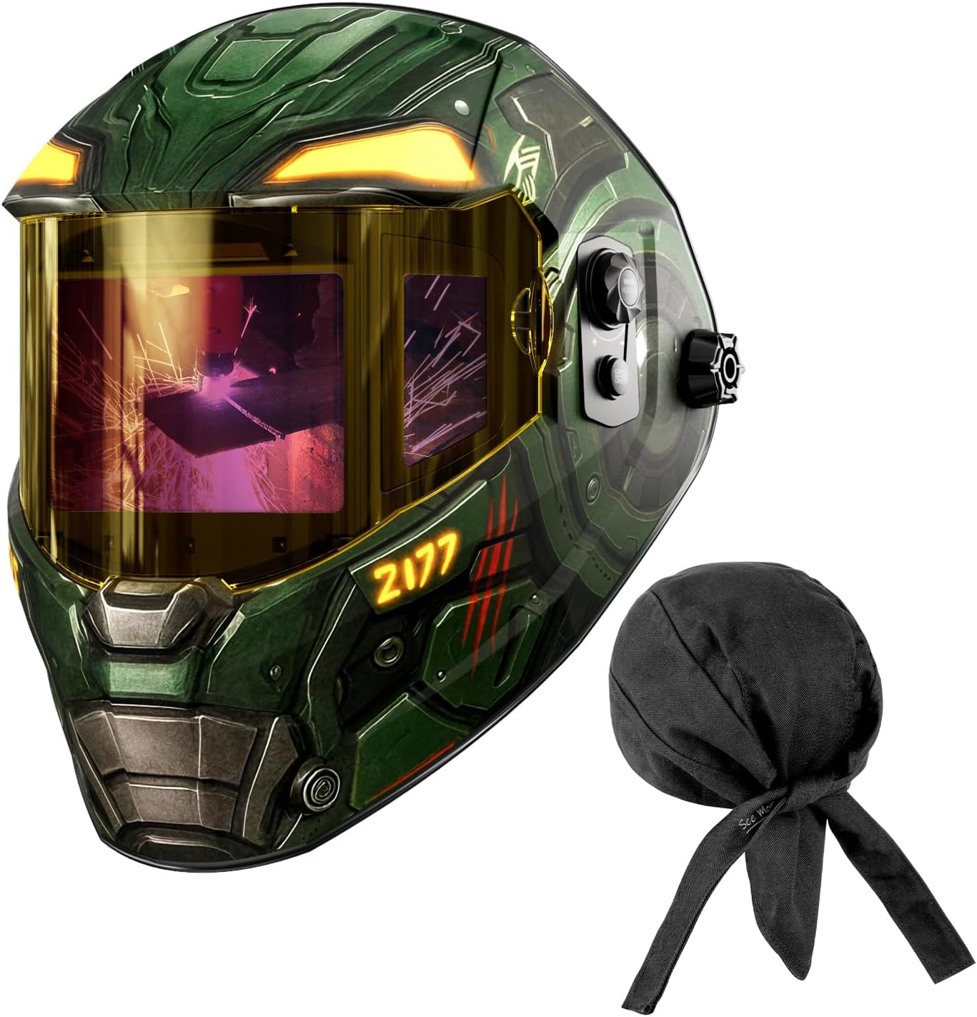 ANDELI Digitally Controlled Lens Auto Darkening Welding Helmet ...