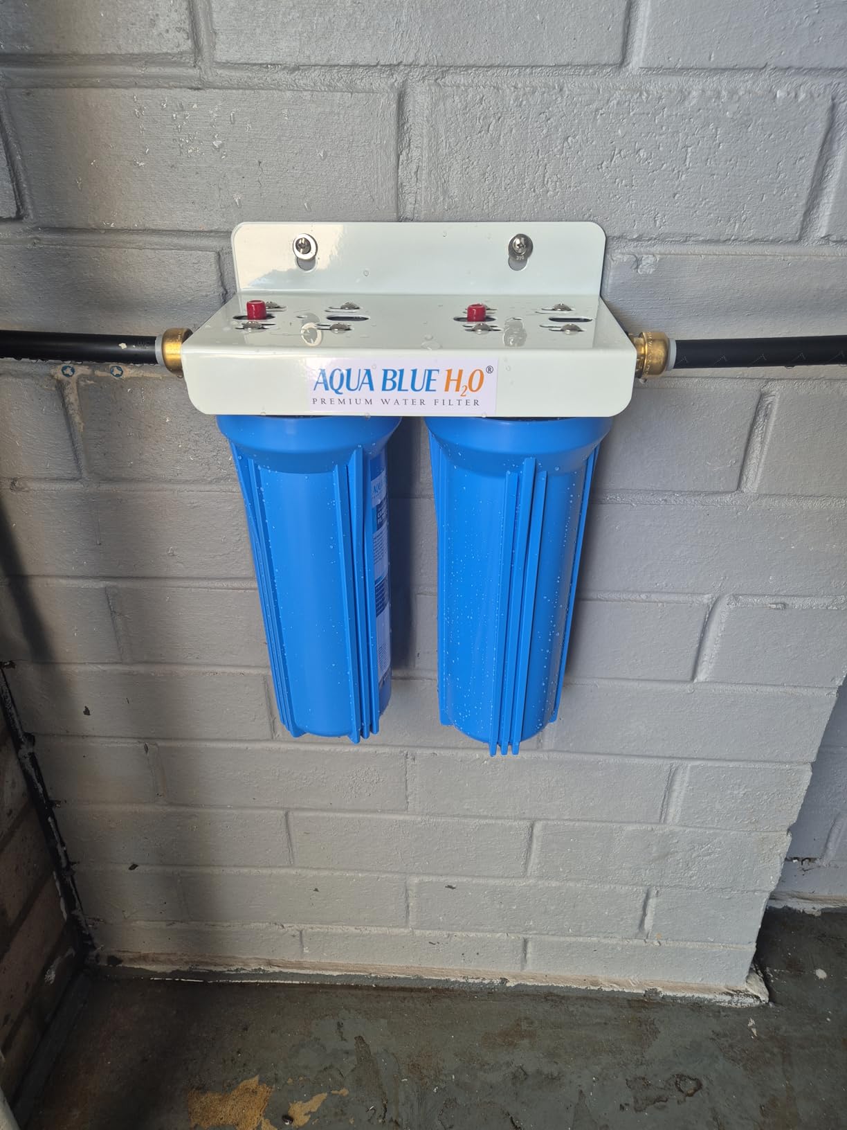 Twin Caravan & RV Water Filter System with Sediment & Carbon Filter ...