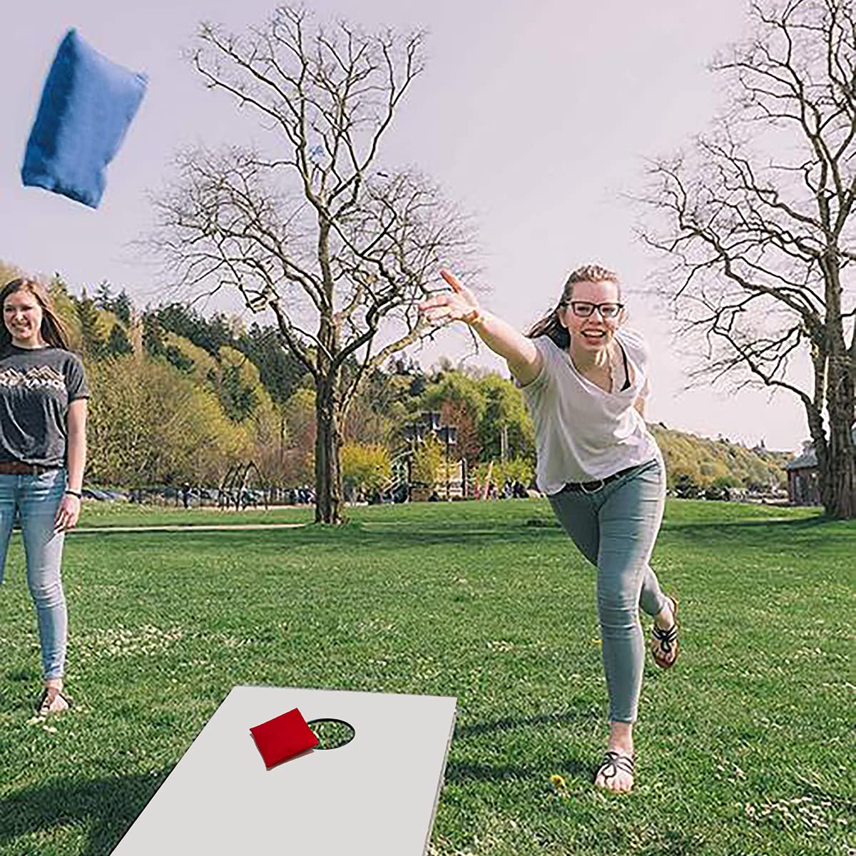 Snapklik.com : Nattork Cornhole Bags Set Of 8 - Premium Corn Hole Bean ...