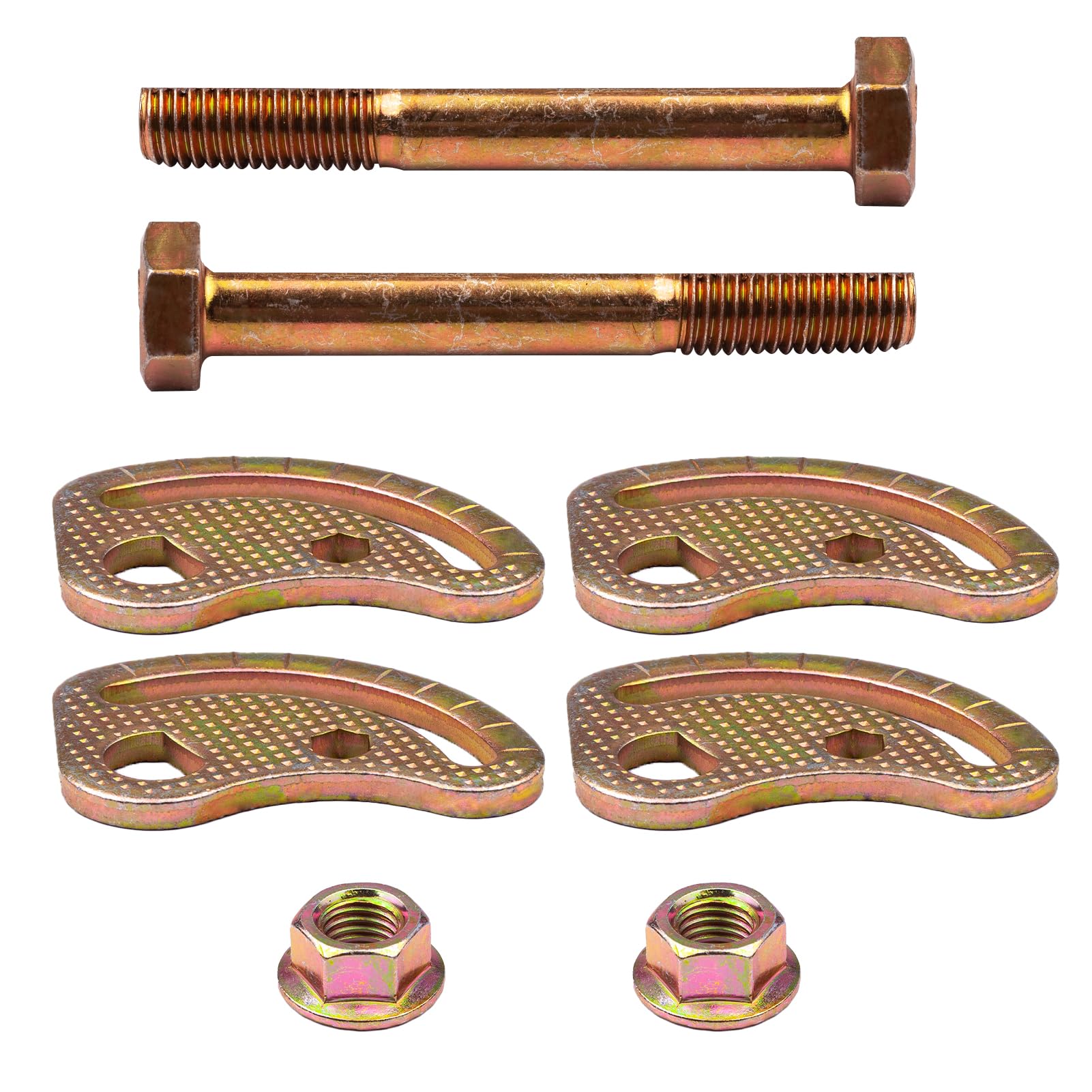 Amazon.com: Upper Control Arm Alignment Cam Bolt Kit Enhanced ...