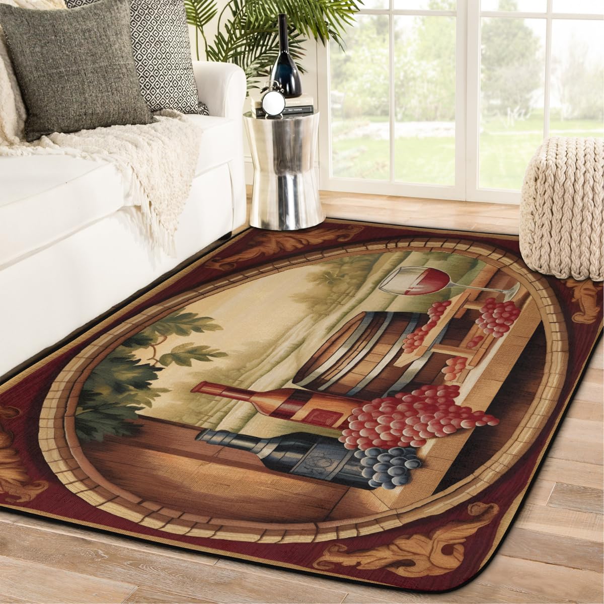 Wine Themed Rugs | Bryont Blog