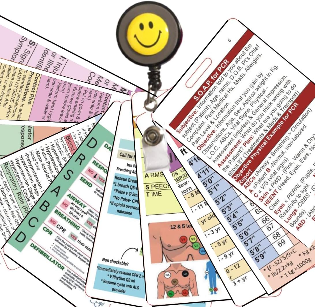 Amazon.com : EMT Badge Card, EMS Badge Card, Paramedic Vertical Pocket ...