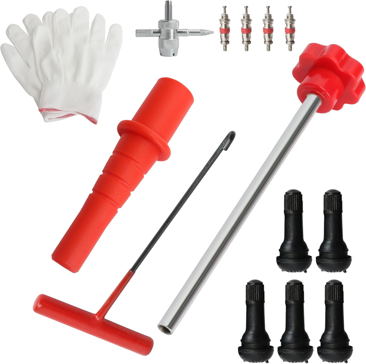 Quick Change Tire Valve Tool Kit for Valves - Tire Valve stem Removal ...