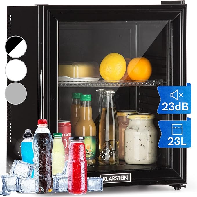 Klarstein Brooklyn Mini Fridge for Bedrooms - Food, Drinks, Skincare ...