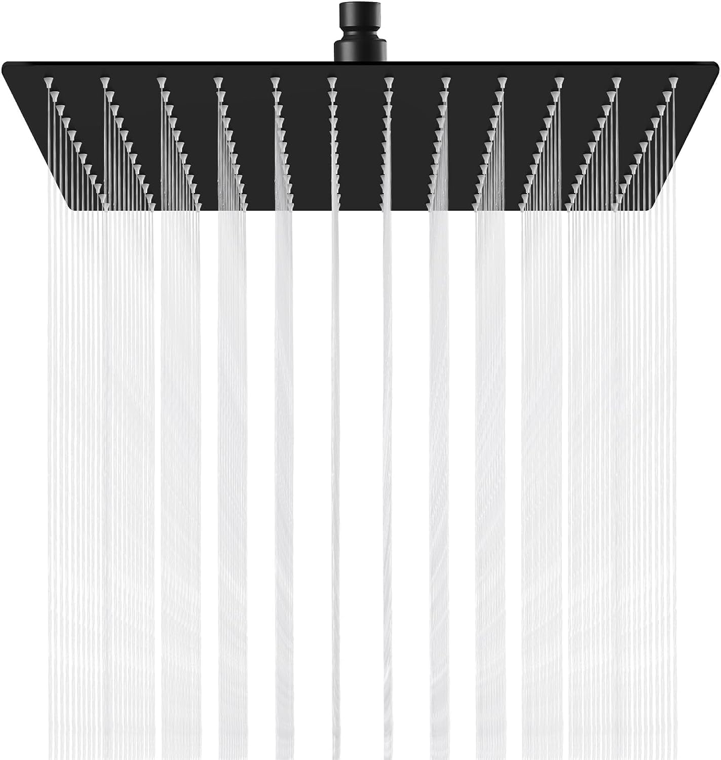 AUGIRKI Square Rainfall Shower Head, 12 Inch Large Fixed Shower Head ...