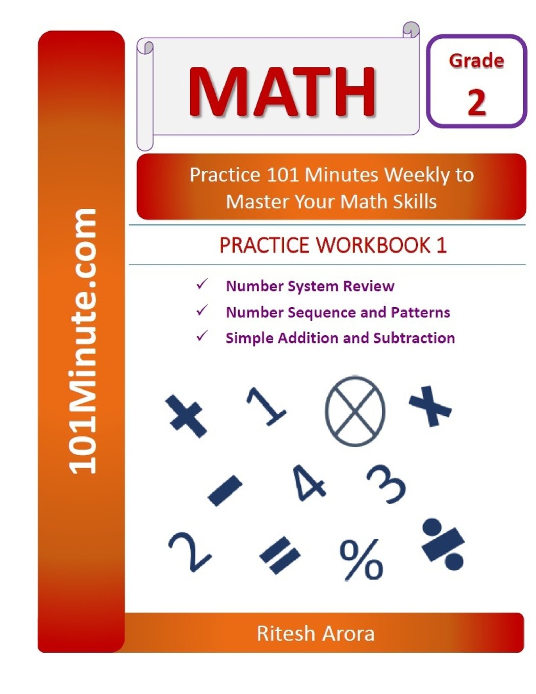 101Minute.com Grade 2 Math PRACTICE WORKBOOK 1:Number System Review ...