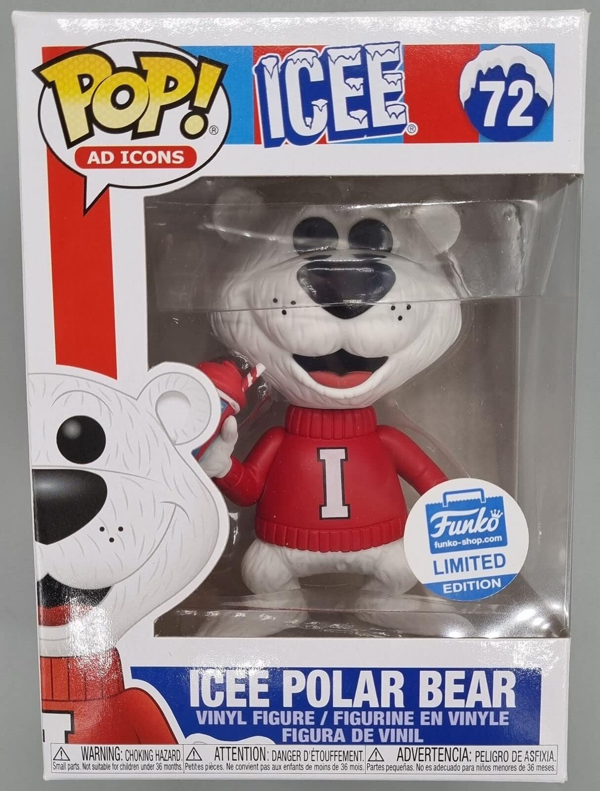 Amazon.com: Pop! Ad Icons ICEE Polar Bear Bundle Exclusive : Toys & Games