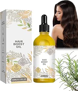 Veganic Natural Hair Growth Oil - Wild Organic Rosemary Oil for Hair Growth, Vegan Hair Oil for ...