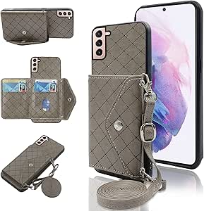 Amazon.com: Furiet Compatible with Samsung Galaxy S24 Plus S24+ 5G Wallet Case with Crossbody ...