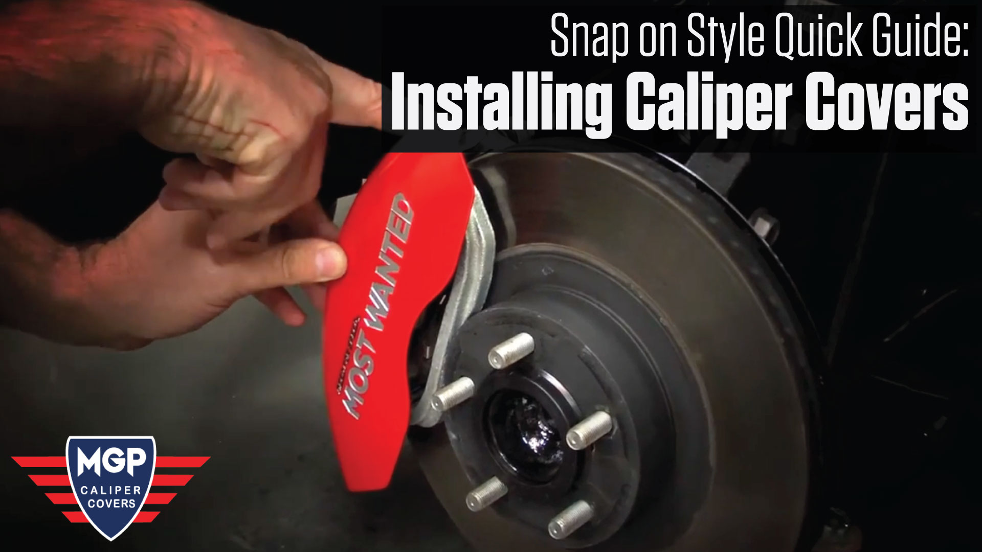 Watch Easy Snap on Install& MGP Caliper Cover Installation on Amazon Live