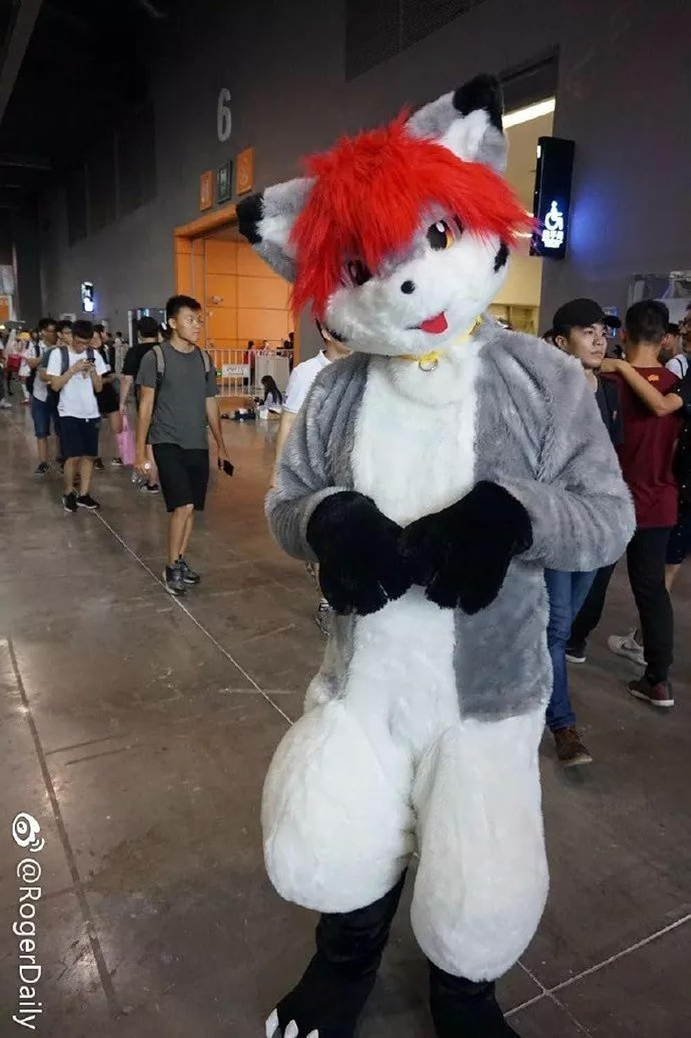 Japan Red Hair Cat Digigrade Legs Catfooted Prop Fursuit Kigurumi Furry ...