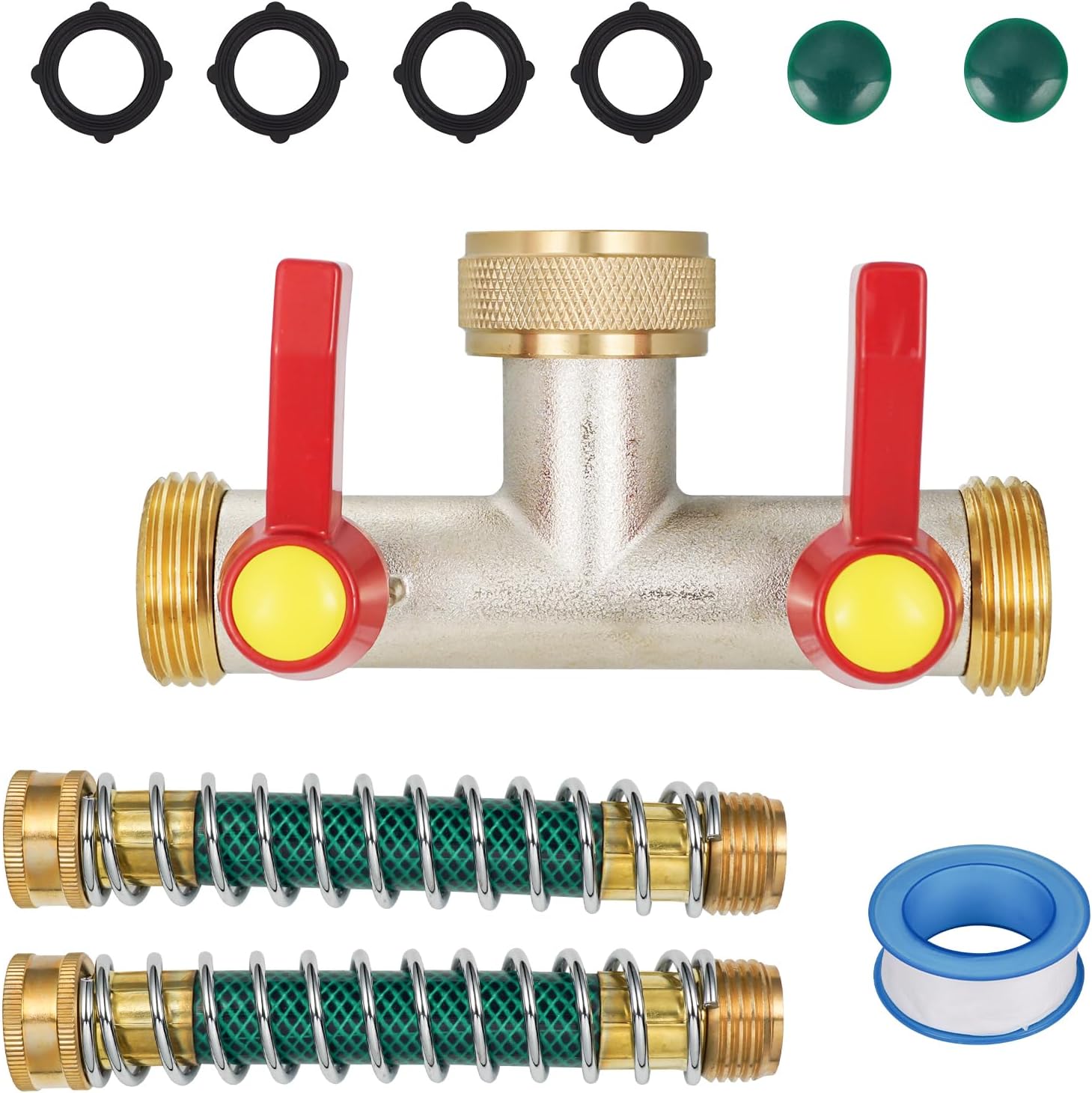 Amazon.com: DINGBAI Garden Hose splitter, High Flow Garden Hose ...