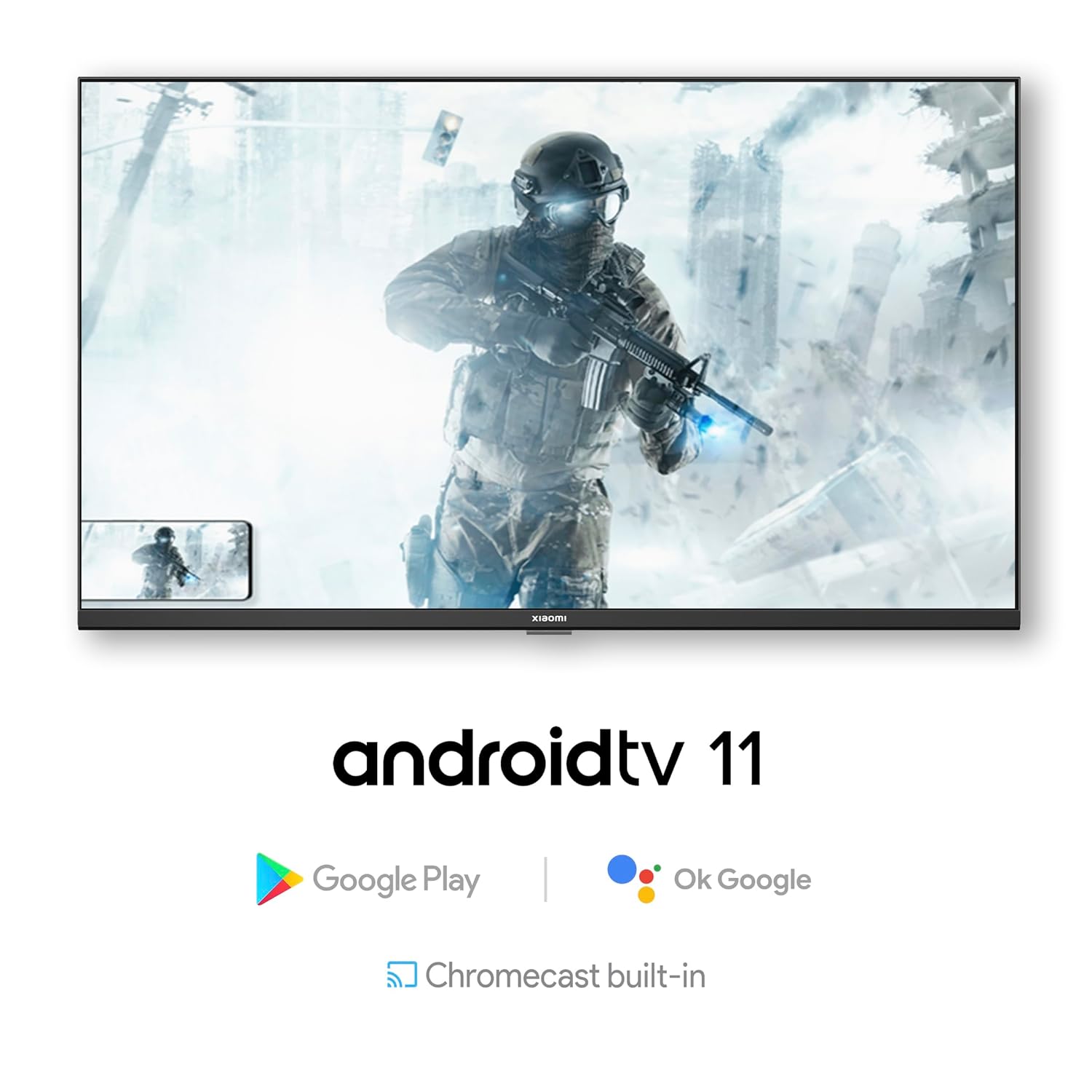 MI 80 cm (32 inches) A Series HD Ready Smart Google TV L32M8-5AIN (Black)