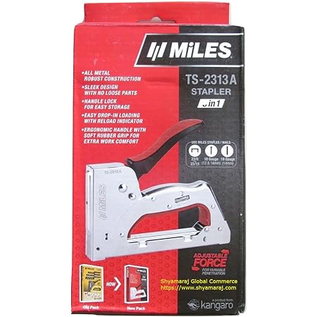 Kangaro Miles TS-2313A Gun Tacker : Amazon.in: Office Products