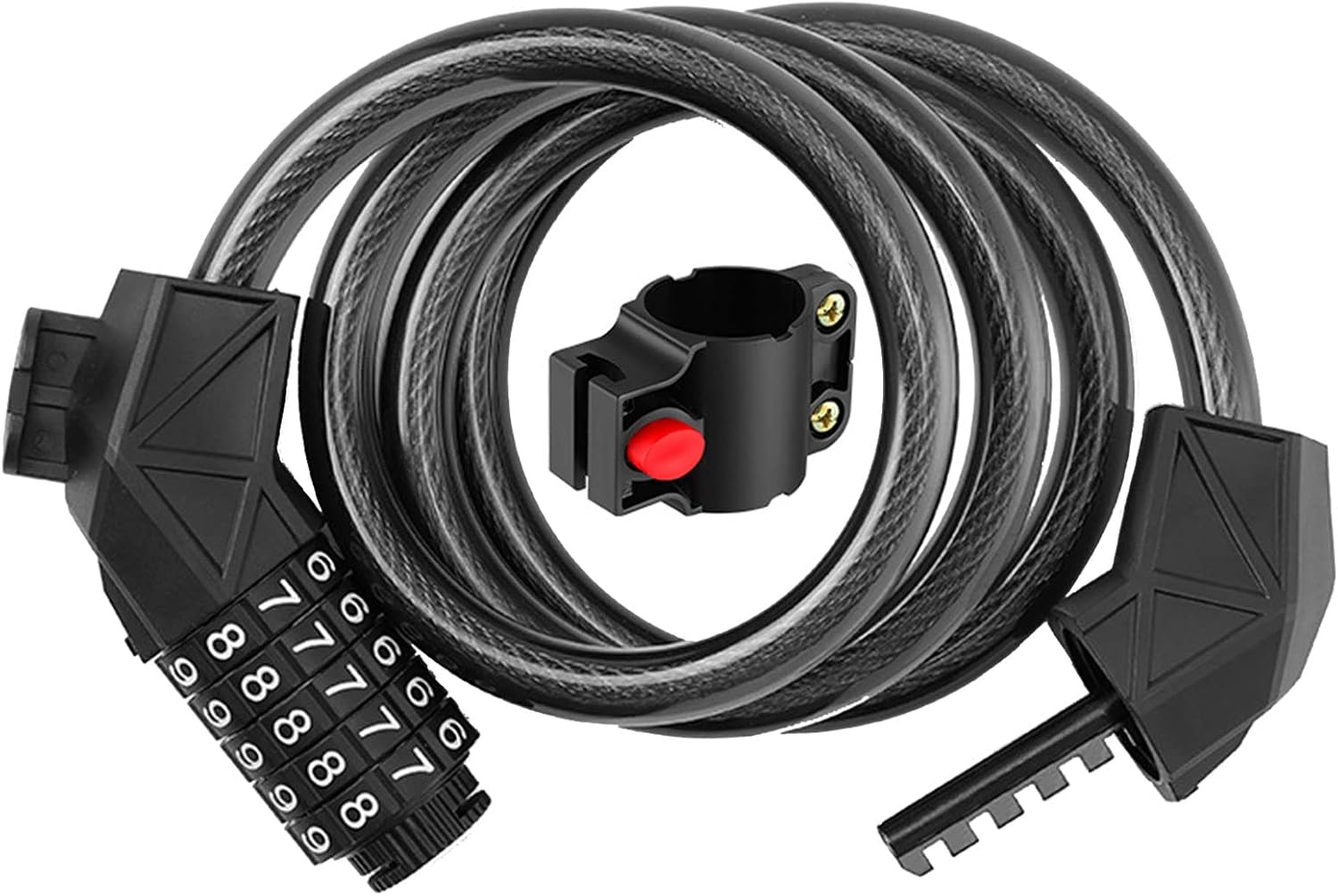 Amazon.com: Bike Lock Cable,Scooter Lock Cable for Electric Scooter ...
