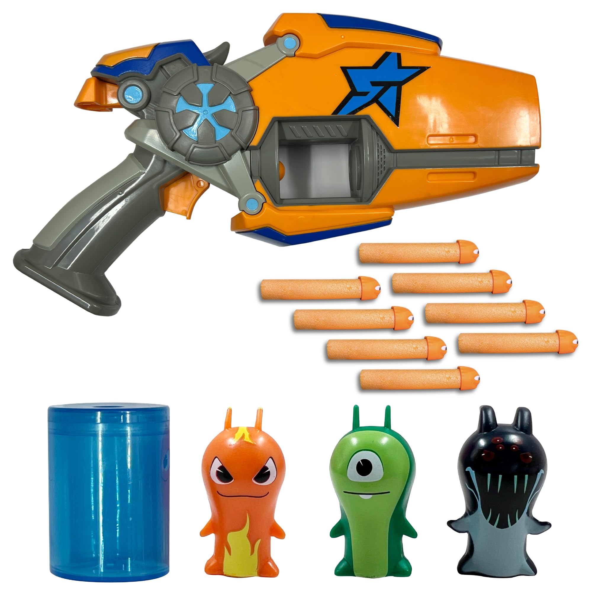 Amazon.com: SLUGTERRA Eli's Rapid Fire Megamorph Blaster & Mini ...