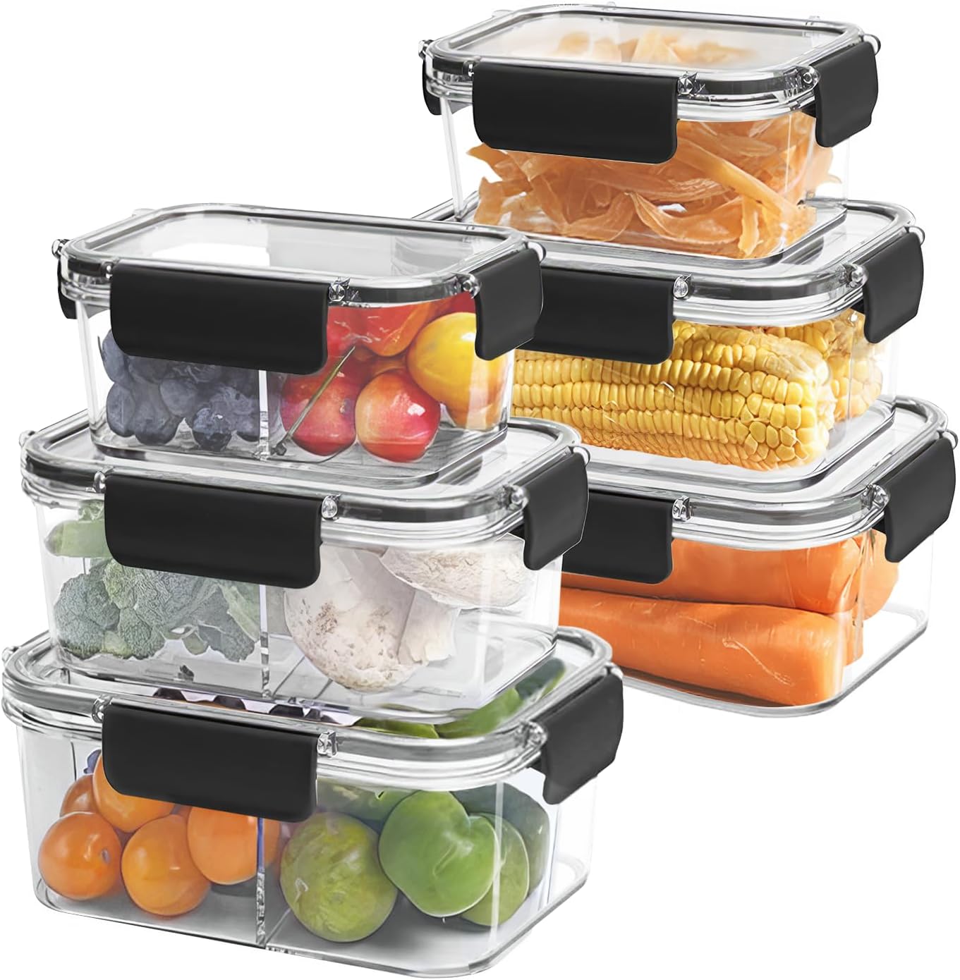 Rubbermaid 2108377 - Juego de 14 recipientes (7 tapas y 7 contenedores ...