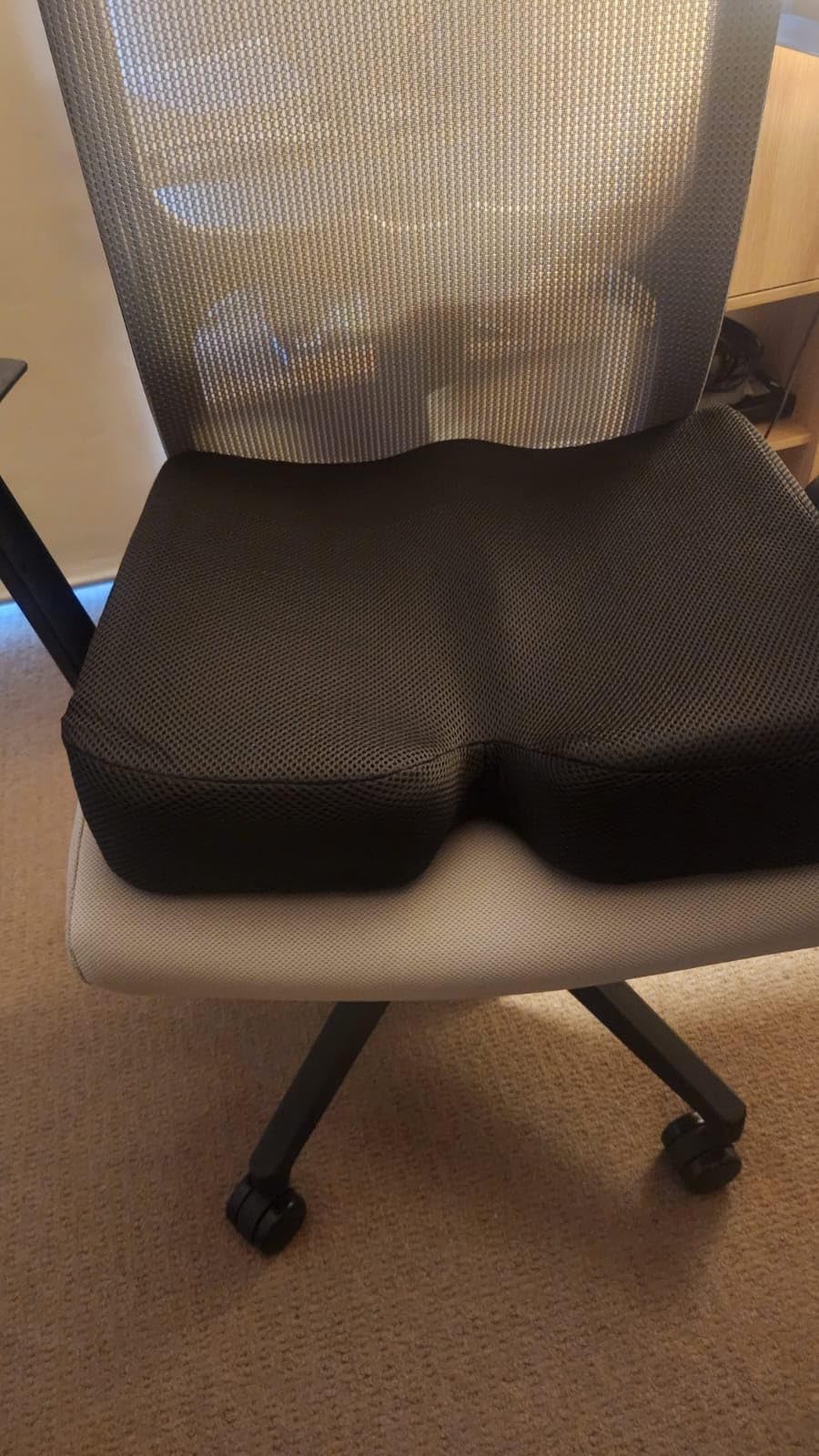 COEHSFY Memory Foam Seat Cushions for Office Chairs Coccyx Pillow ...