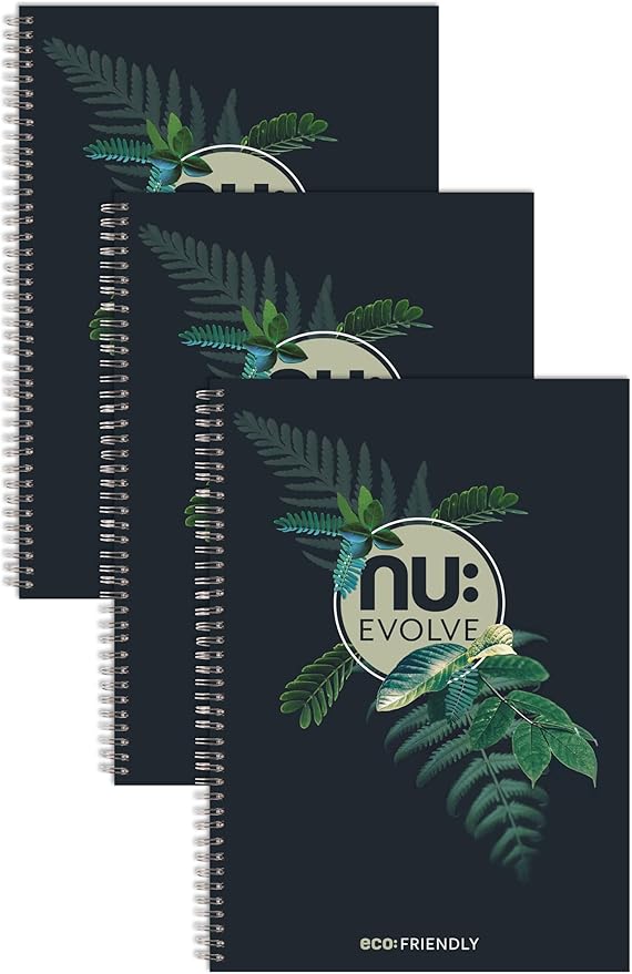 NU: Notebooks - Evolve Range - Recycled Notebook - A4 Notebook ...