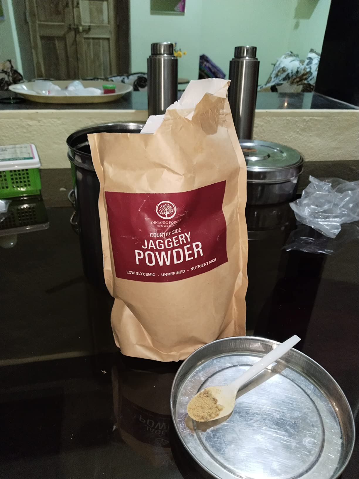 Organic Forest Country Side Jaggery Powder Organic Gud Powder Chemical ...