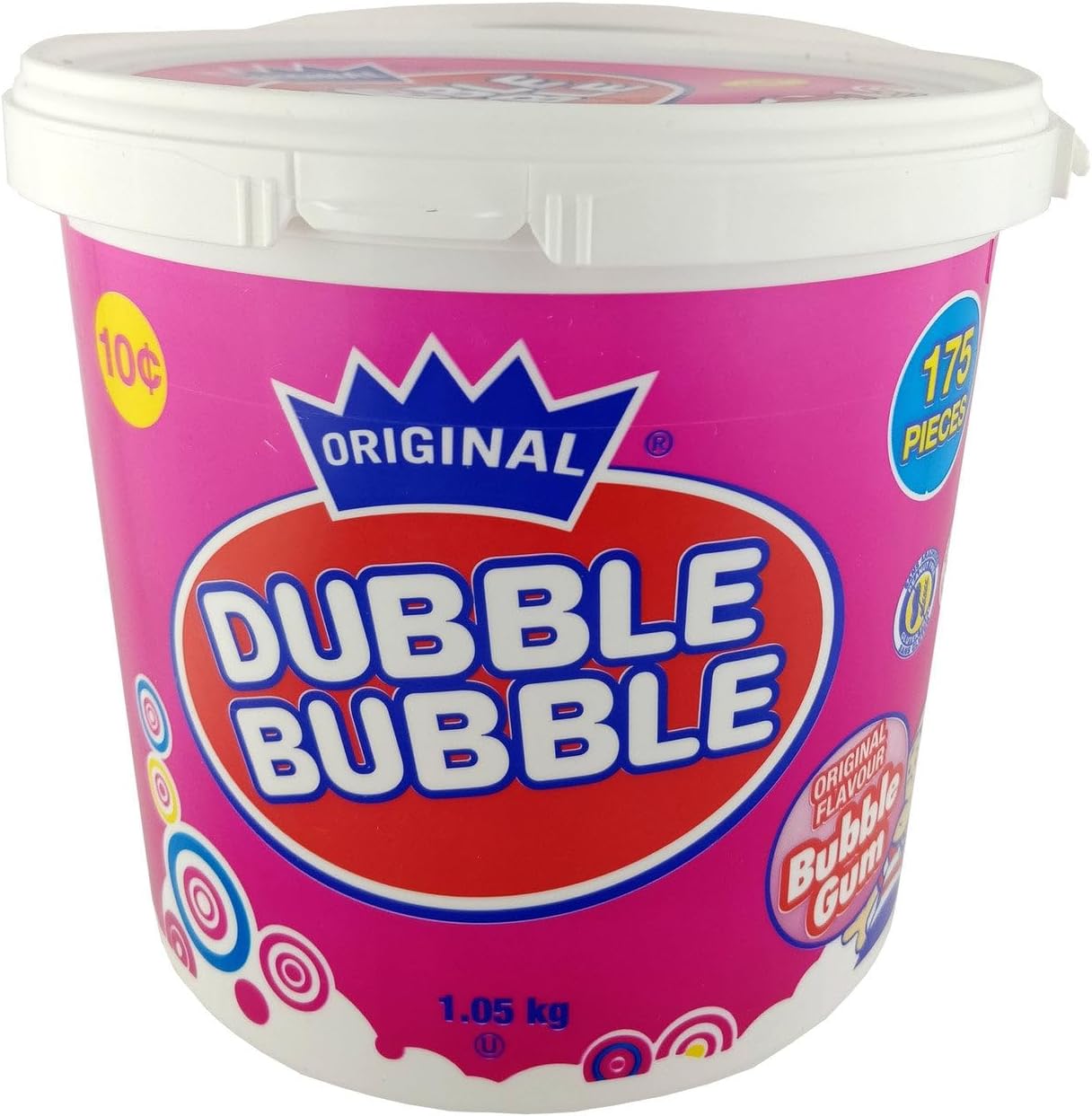 Amazon.com : Super Bubble Bubble Gum, 1lb Bag of the Original Flavor ...