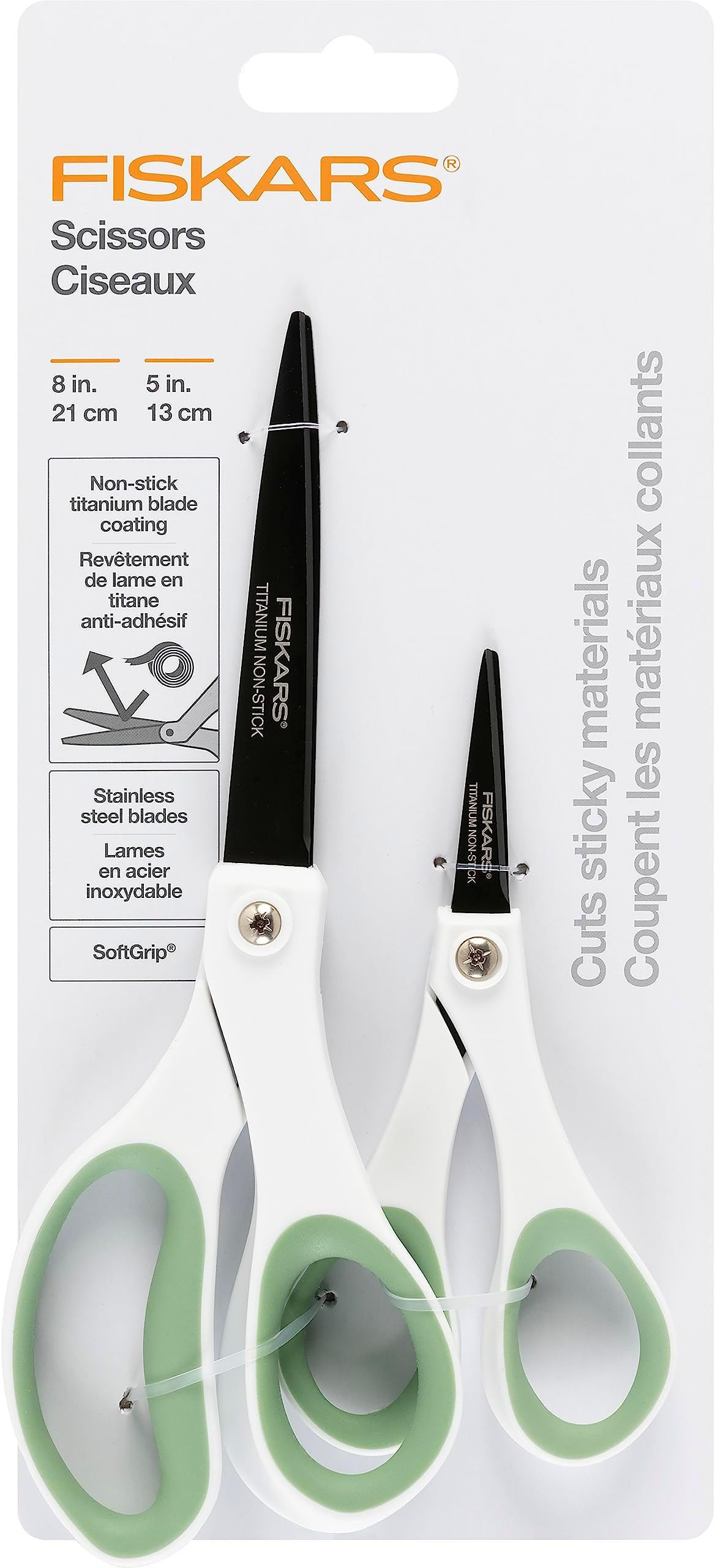 Amazon.com: Fiskars All Purpose Scissors (2-Pack) - High Performance ...