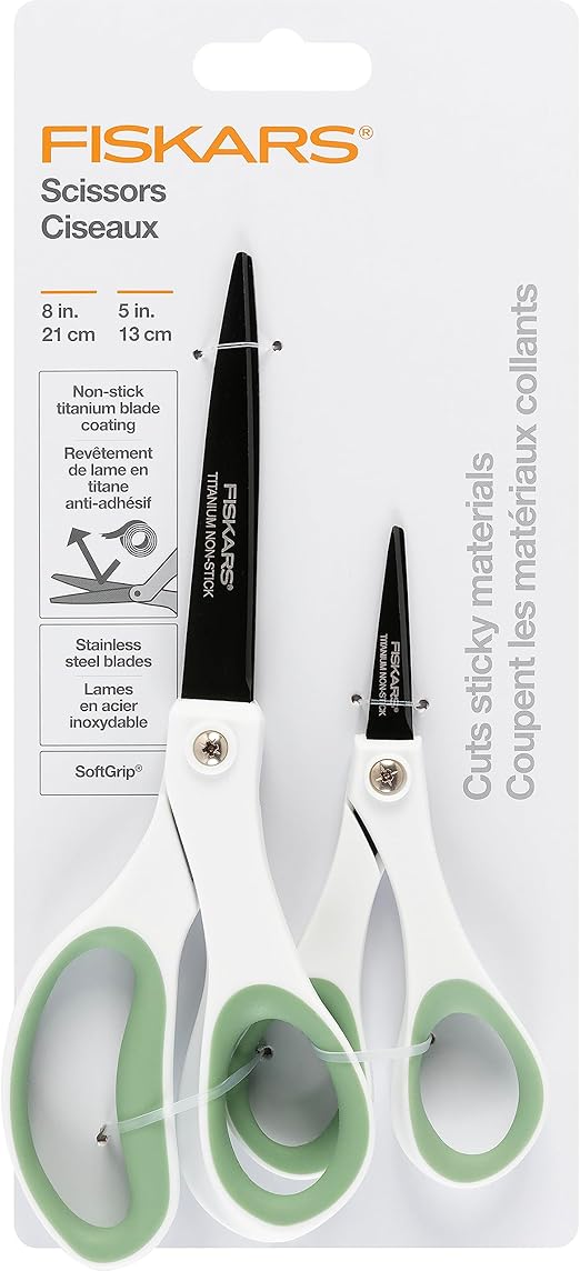 Amazon.com: Fiskars All Purpose Scissors (2-Pack) - High Performance ...