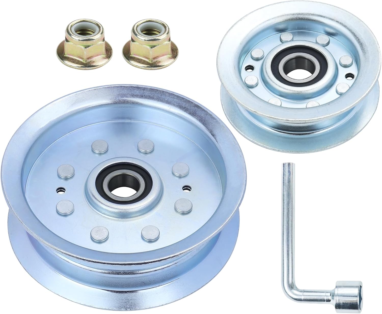 Amazon.com: Lawneagle GY20629 Idler Pulley with GY22172 Idler Pulley ...