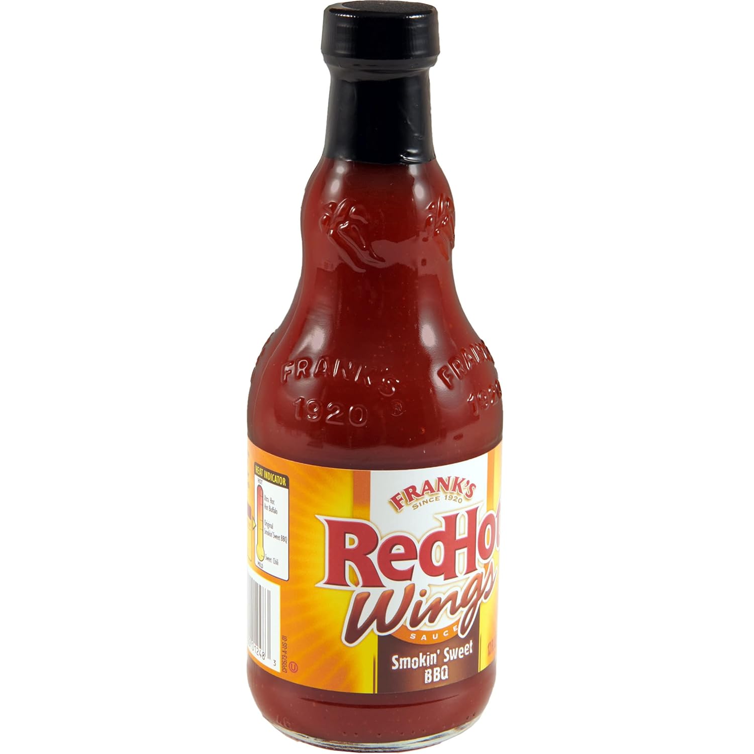 Amazon.com : Frank's RedHot Smokin' Sweet BBQ Wings Sauce, 12 fl oz ...
