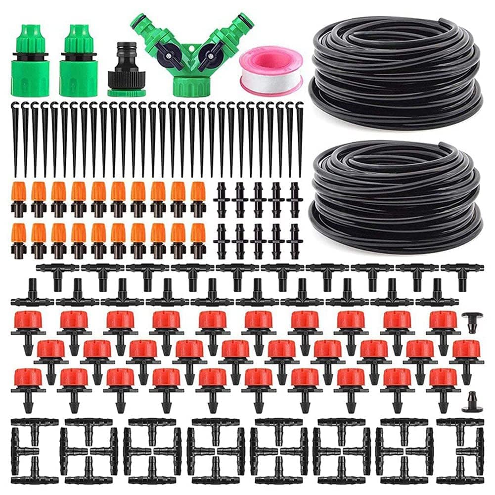 30m Garden Drip Irrigation Kits, DIY Plant Watering Kit Automatic ...