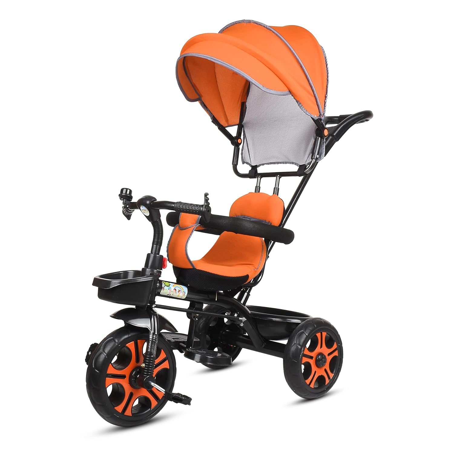 OJASUNENT Play Kids/Baby Tricycle with Safety Guard Rail for Kids 2 to ...