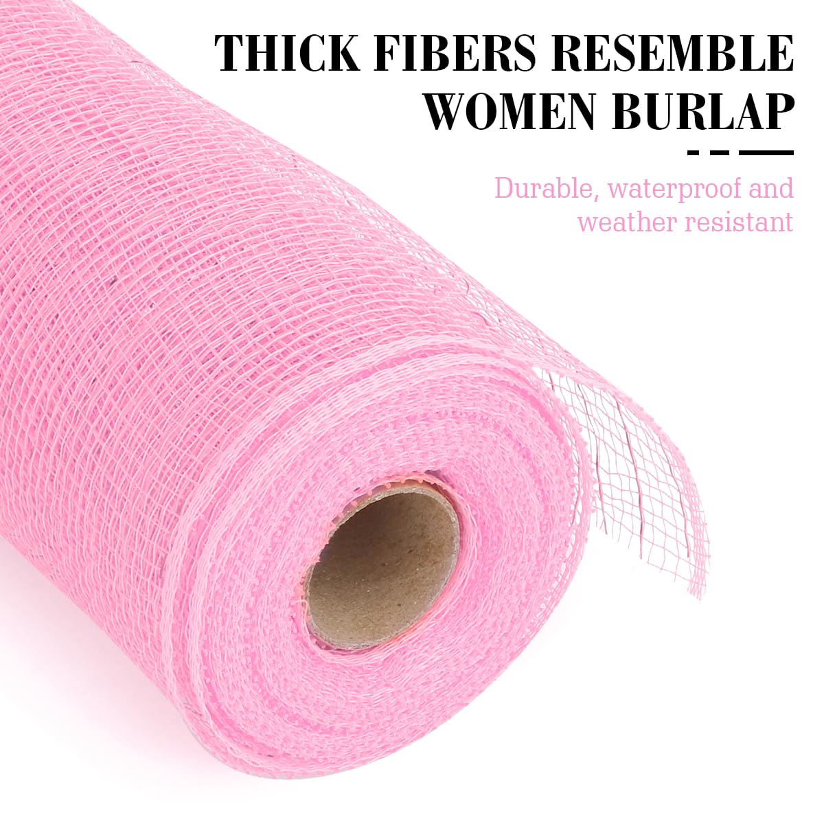 Snapklik.com : Pink Mesh Ribbon For Wreaths Pink Deco Mesh 10 Inch ...