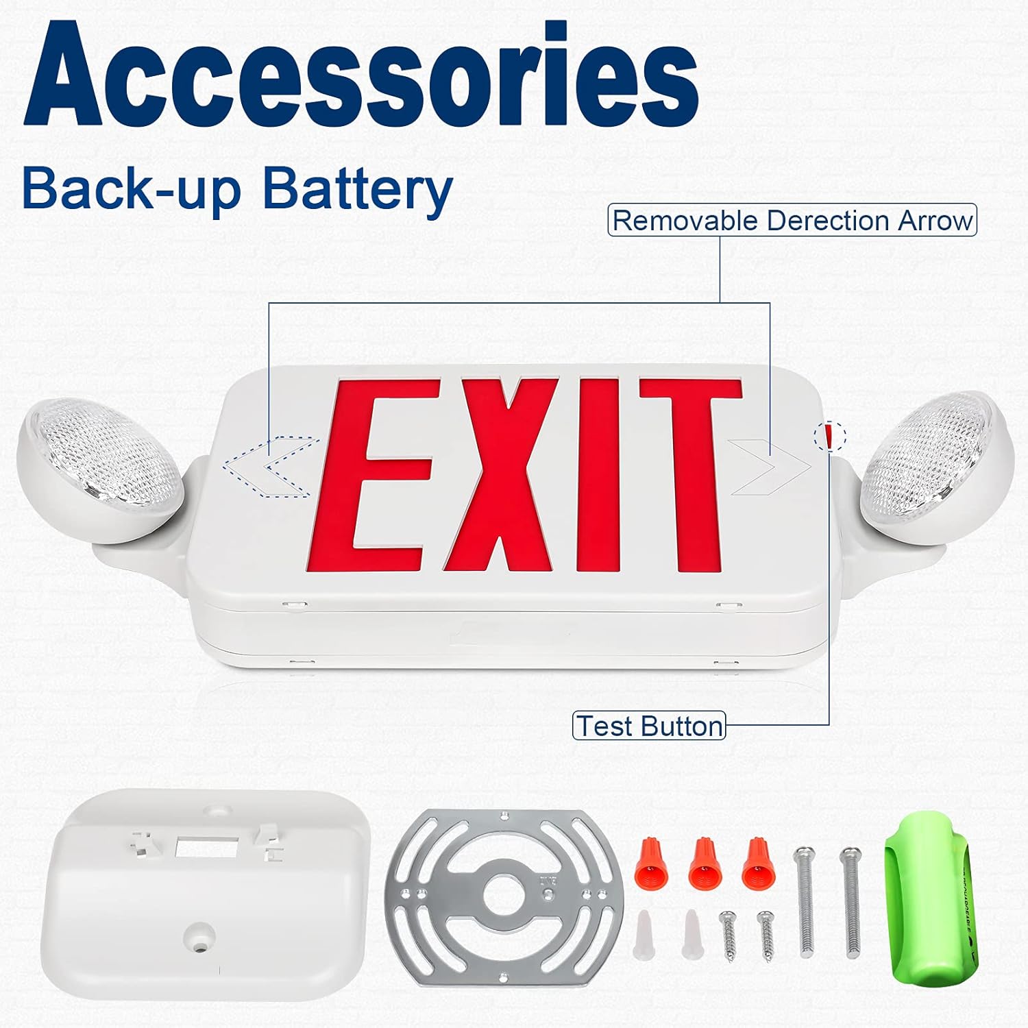 2 Pack Exit Sign with Emergency Lights,Emergency Philippines | Ubuy