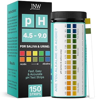 JNW Direct Universal pH Test Strips Kit - 150 Strips Qatar | Ubuy
