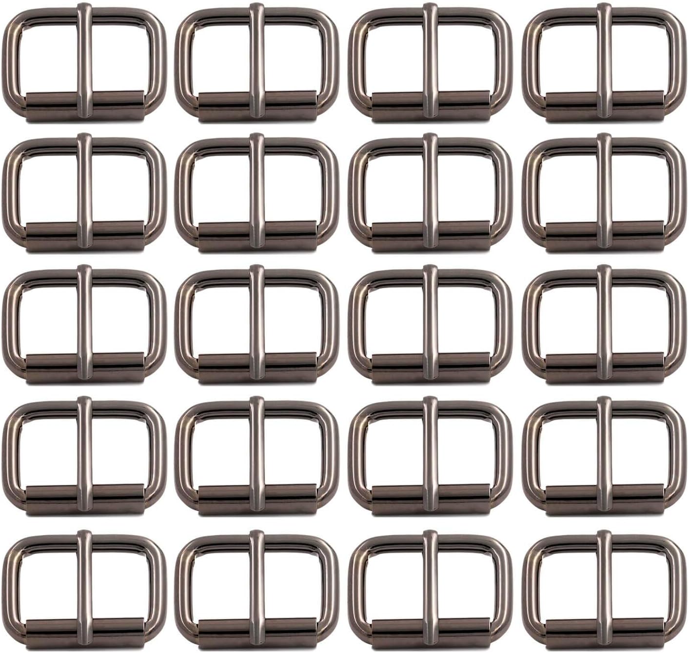 Amazon.com: BIKICOCO Roller Buckle, 1'' x 5/8'' Heel Rolling Bar ...