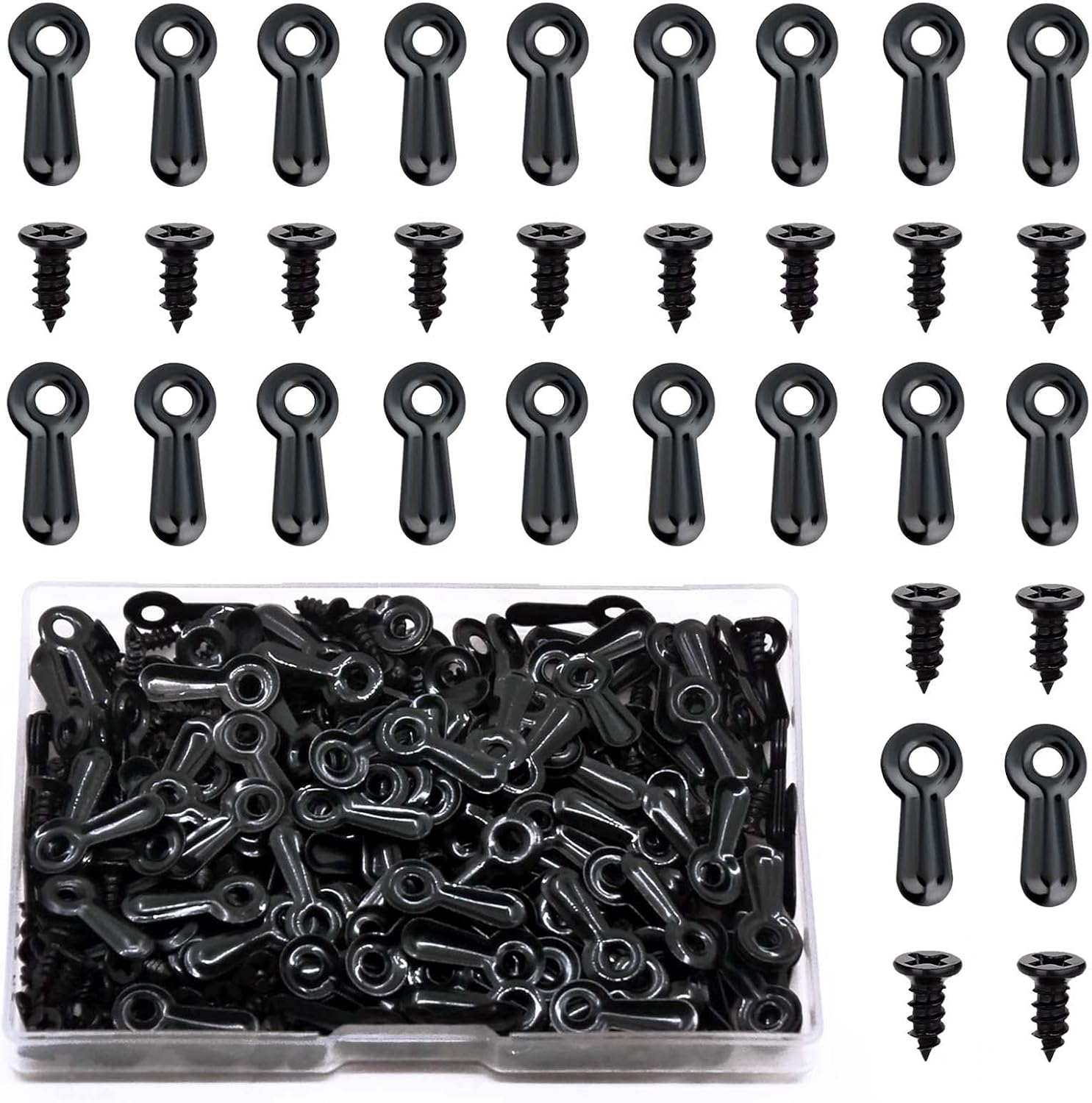 200 PCS Picture Frame Turn Button Fasteners Set with 200 PCS Screws ...