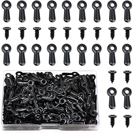 200 PCS Picture Frame Turn Button Fasteners Set with 200 PCS Screws ...