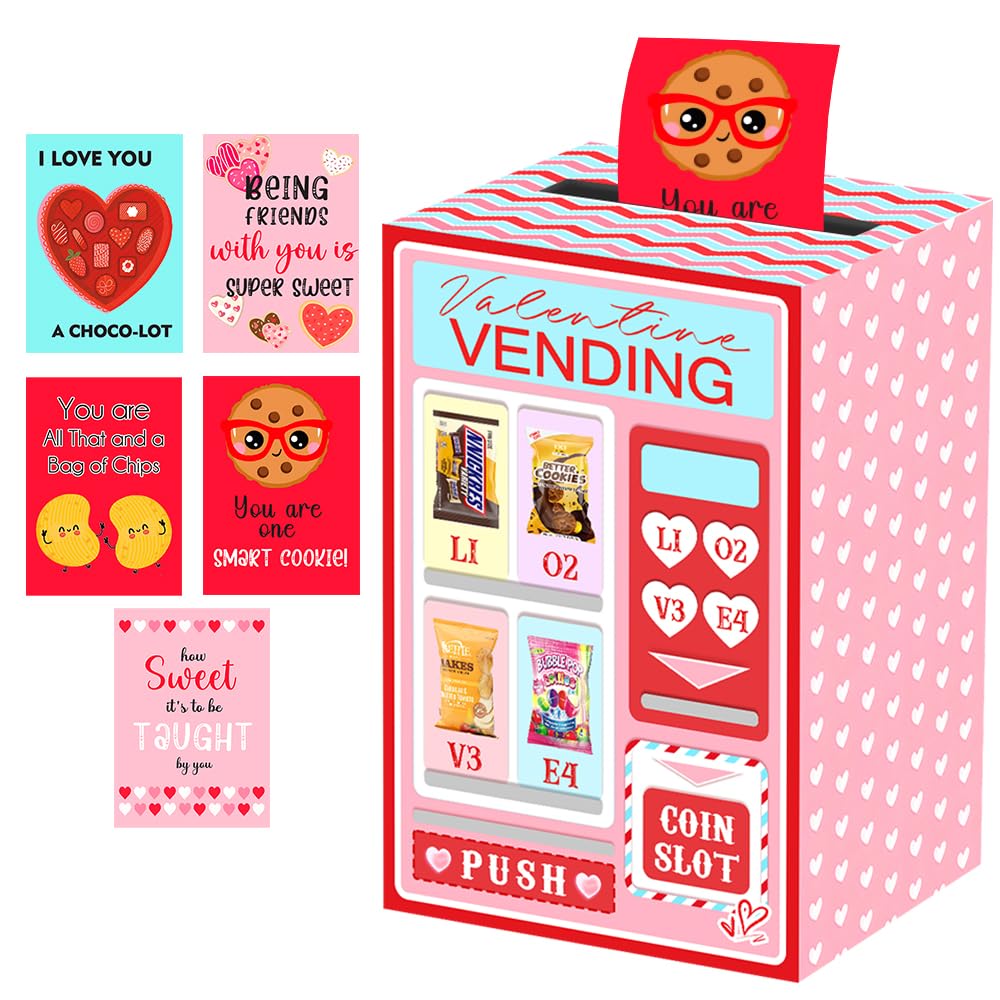 Buy Valentines Boxes for Kids - Valentines Day Cards for Kids - Vending ...