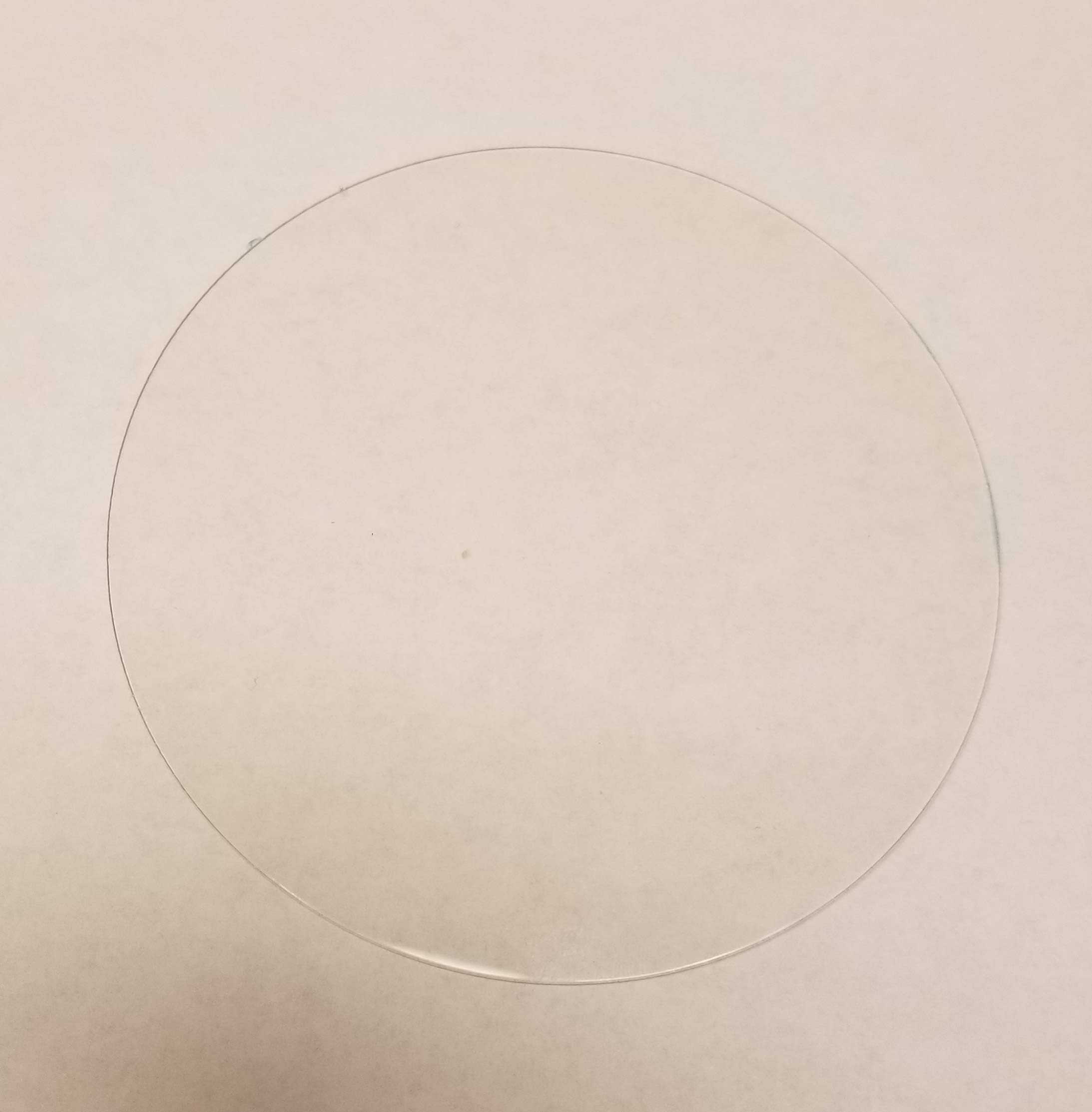 Amazon.com: 1/8" Thick Acrylic Blank Clear Acrylic Circle Disc (19 inch ...