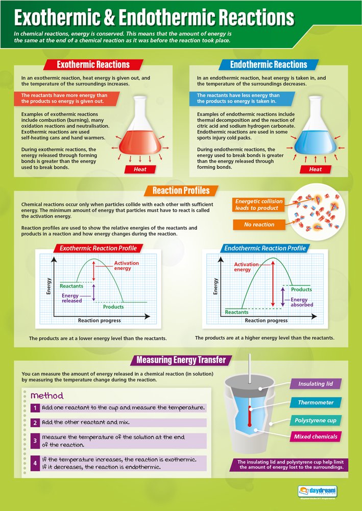 Buy Exothermic & Endothermic Reactions | Science Classroom s | Gloss ...