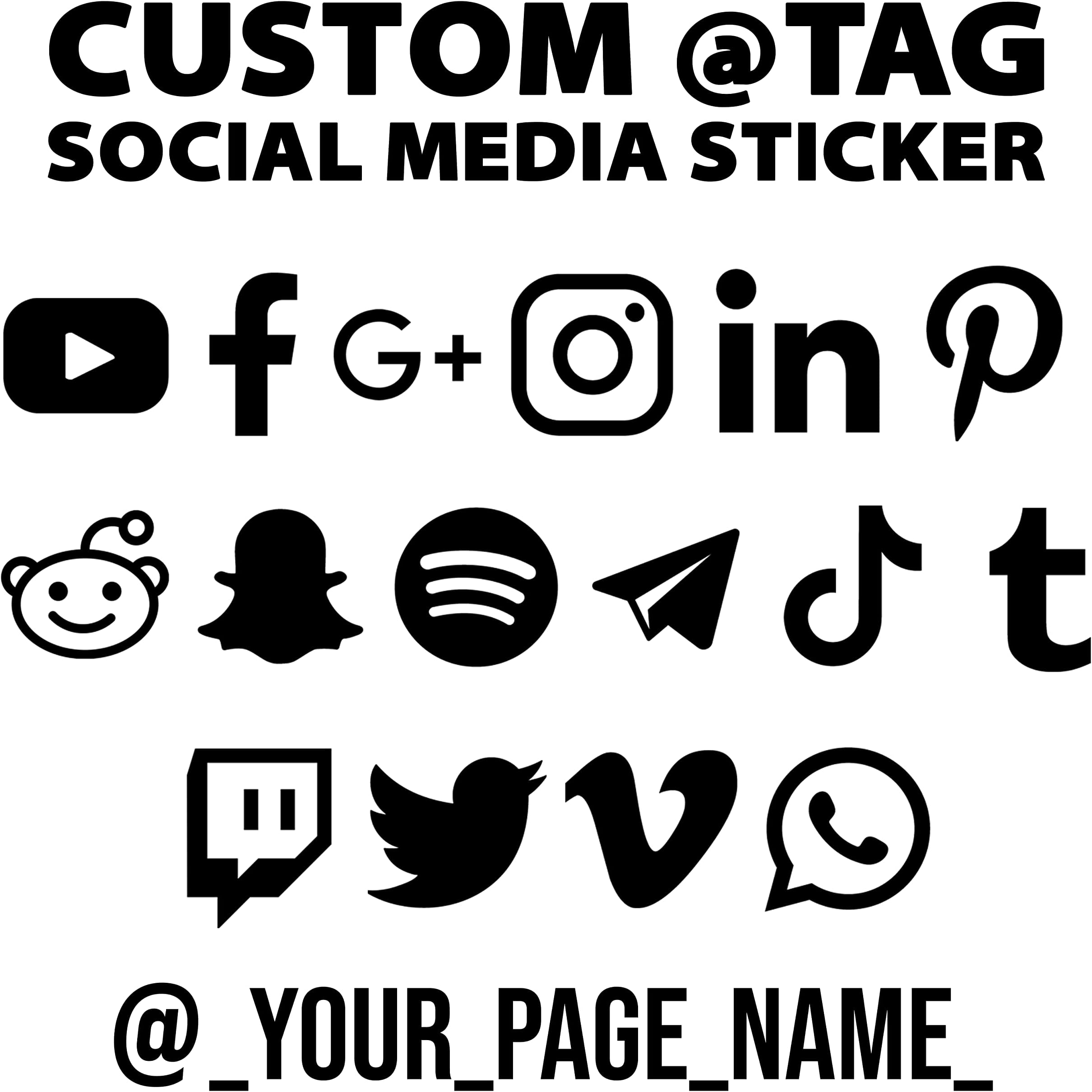 Anley Custom Car Decal - Personalized Picture Vinyl Decals Sticker for ...