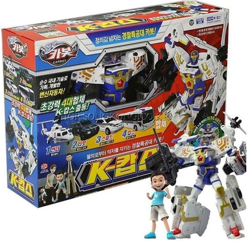 Hello Carbot K-Cops Korean Animation Transforming Toy Robot Action ...
