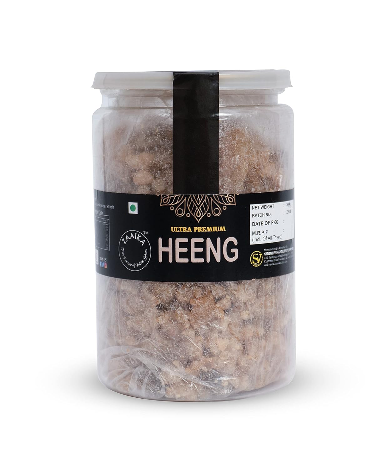 ZAAIKA Extra Strong Khada Hing (Asafoetida Cubes) -500Gm Pack | Organic ...