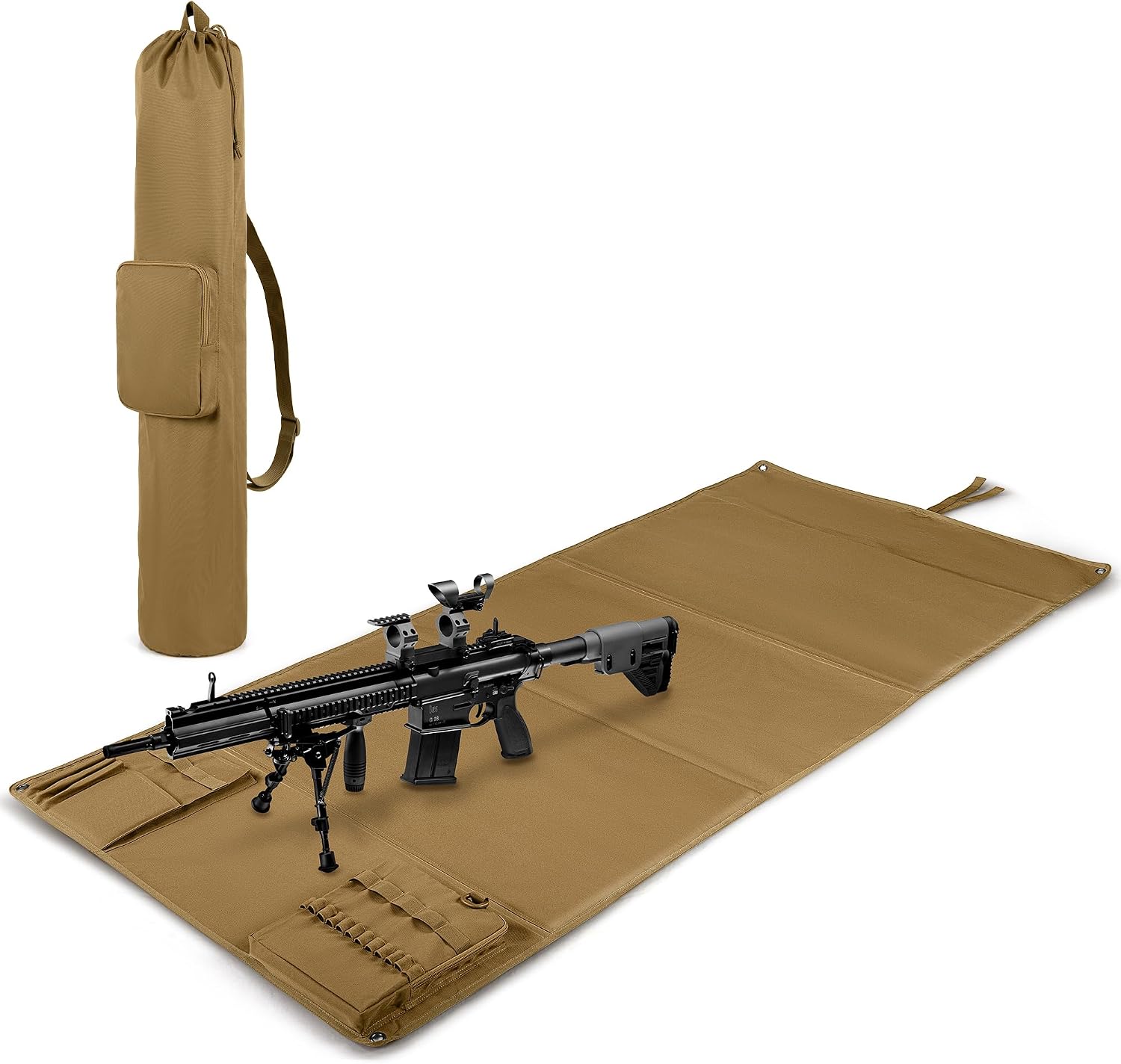 Amazon.com : GOBUROS Shooting Mat with Carrying Bag : Sports & Outdoors