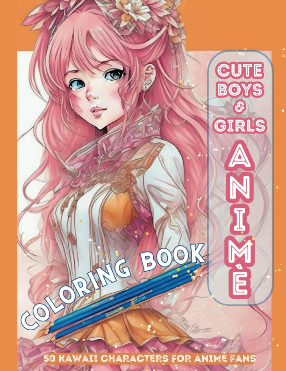 Amazon.com: Cute Boys & Girls Anime Coloring Book for Teens and Adults ...