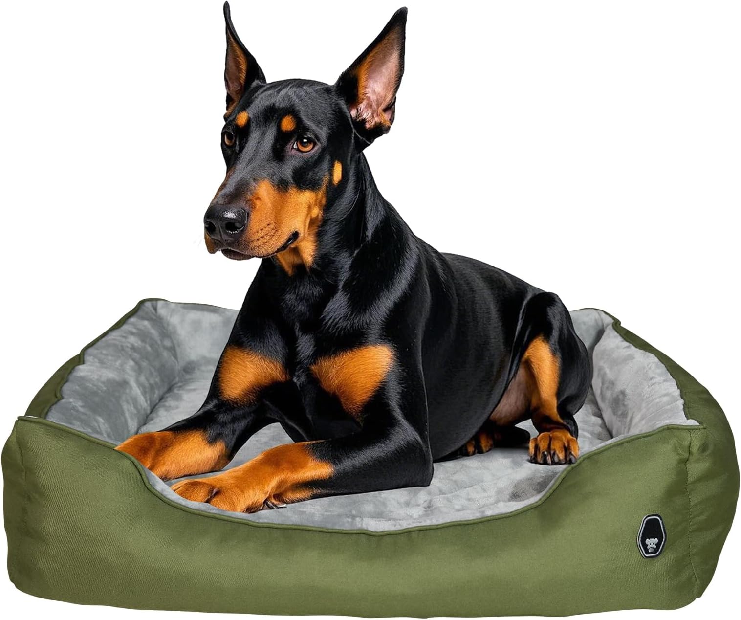 The Gorilla Den Dog Bed - Extra Large, Plush Orthopedic Dog Bed with ...